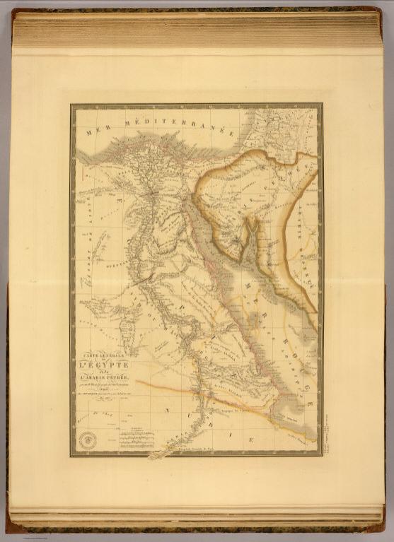 Egypte, Arabie Petree. - David Rumsey Historical Map Collection
