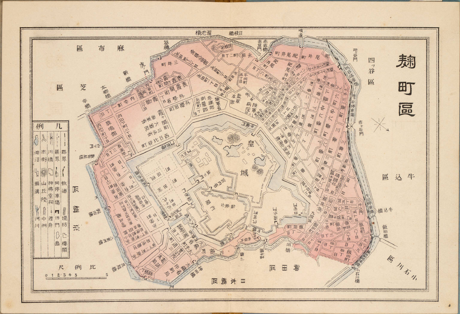 Kyozai tekiyo shin'an Tokyo chizu - Japanese Historical Maps