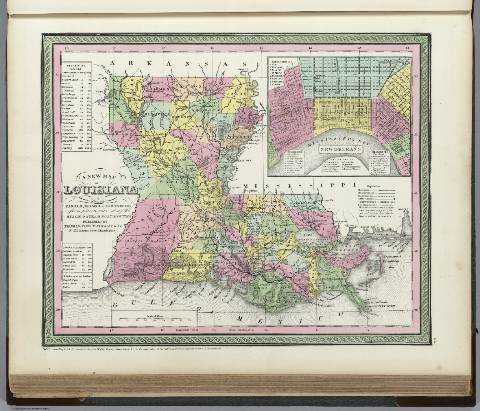 A new map of Louisiana - David Rumsey Historical Map Collection